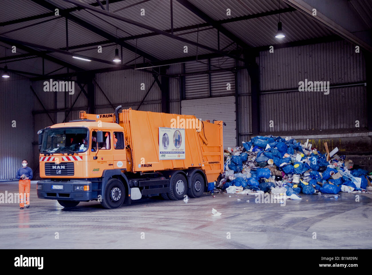Recycling centre, Oldenburg, Lower Saxony, Germany Stock Photo - Alamy