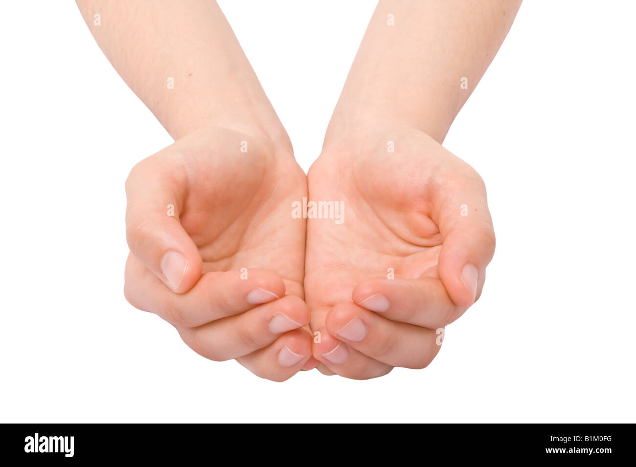 Open hands. Holding, begging, giving, showing concept Stock Photo - Alamy
