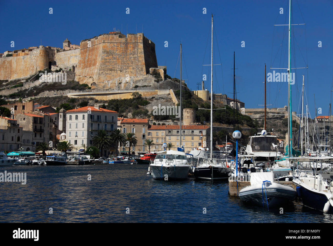 Bonifacio port castle hi-res stock photography and images - Alamy