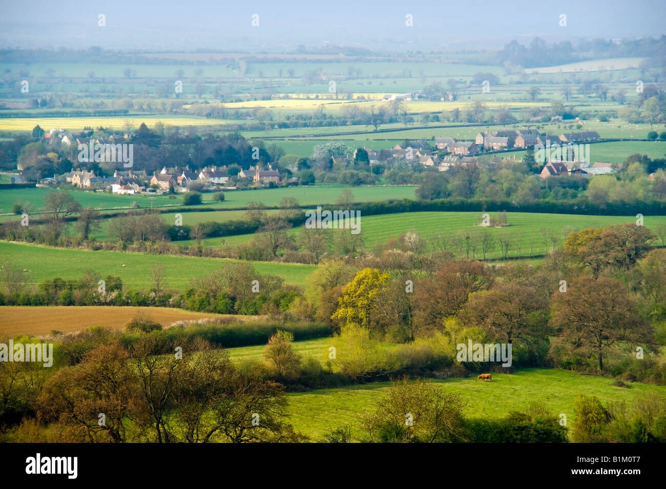 view over countryside and hills Stock Photo - Alamy