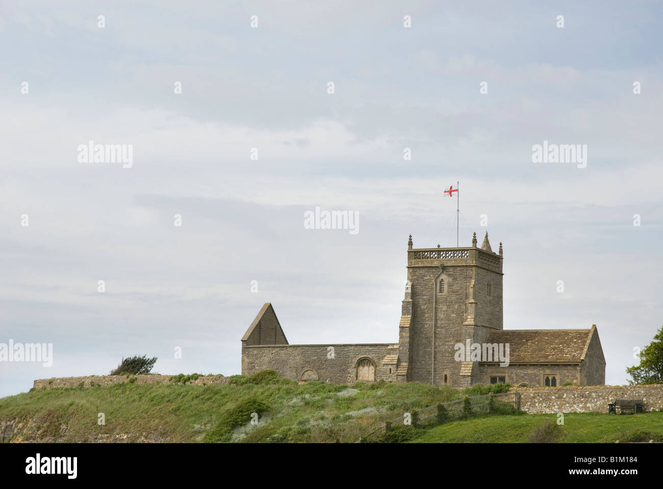 St nicholas church uphill weston super mare hi-res stock photography ...