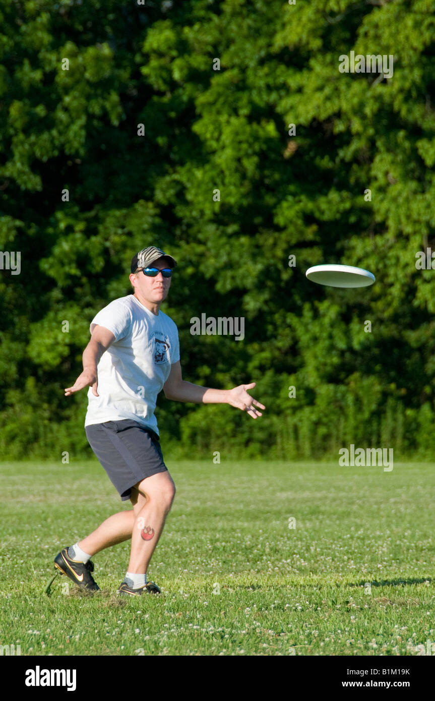 Ultimate Frisbee match Intramural Field, University of Louisiana at ...