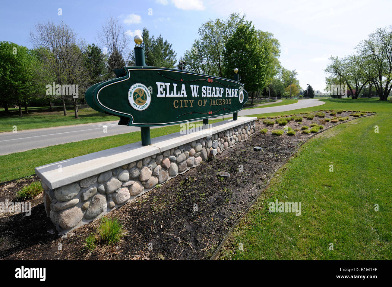 Ella W Sharp Park and Museum Jackson Michigan Stock Photo - Alamy