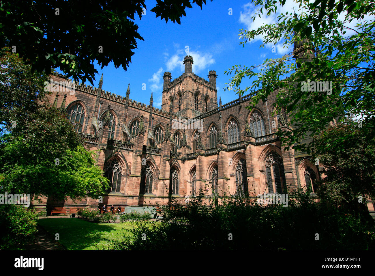 city of chester, town centre shopping cheshire england uk gb Stock ...