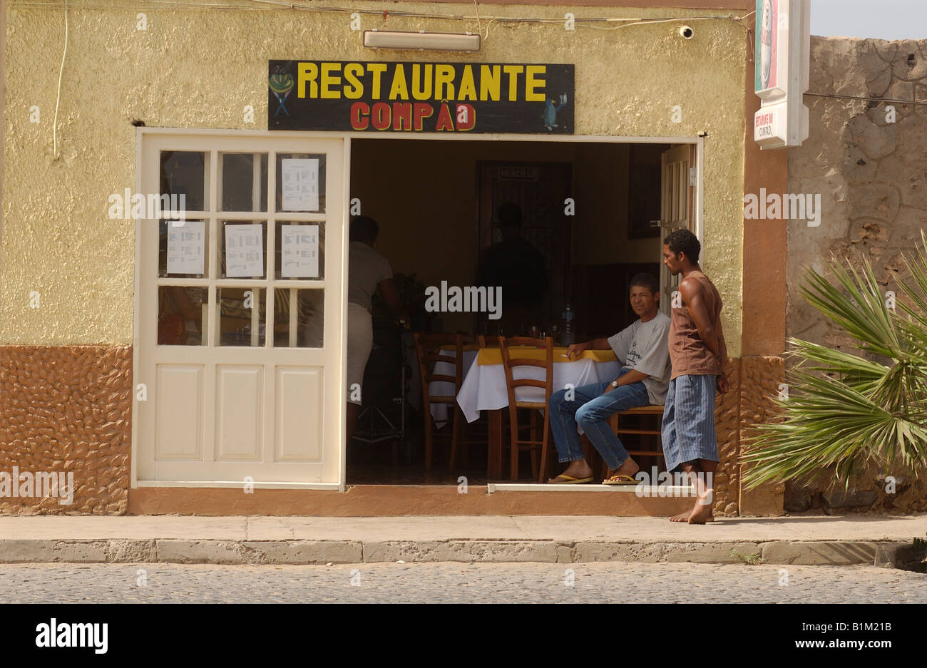 Harbour Santa Maria Cape Verde Africa Stock Photo - Alamy