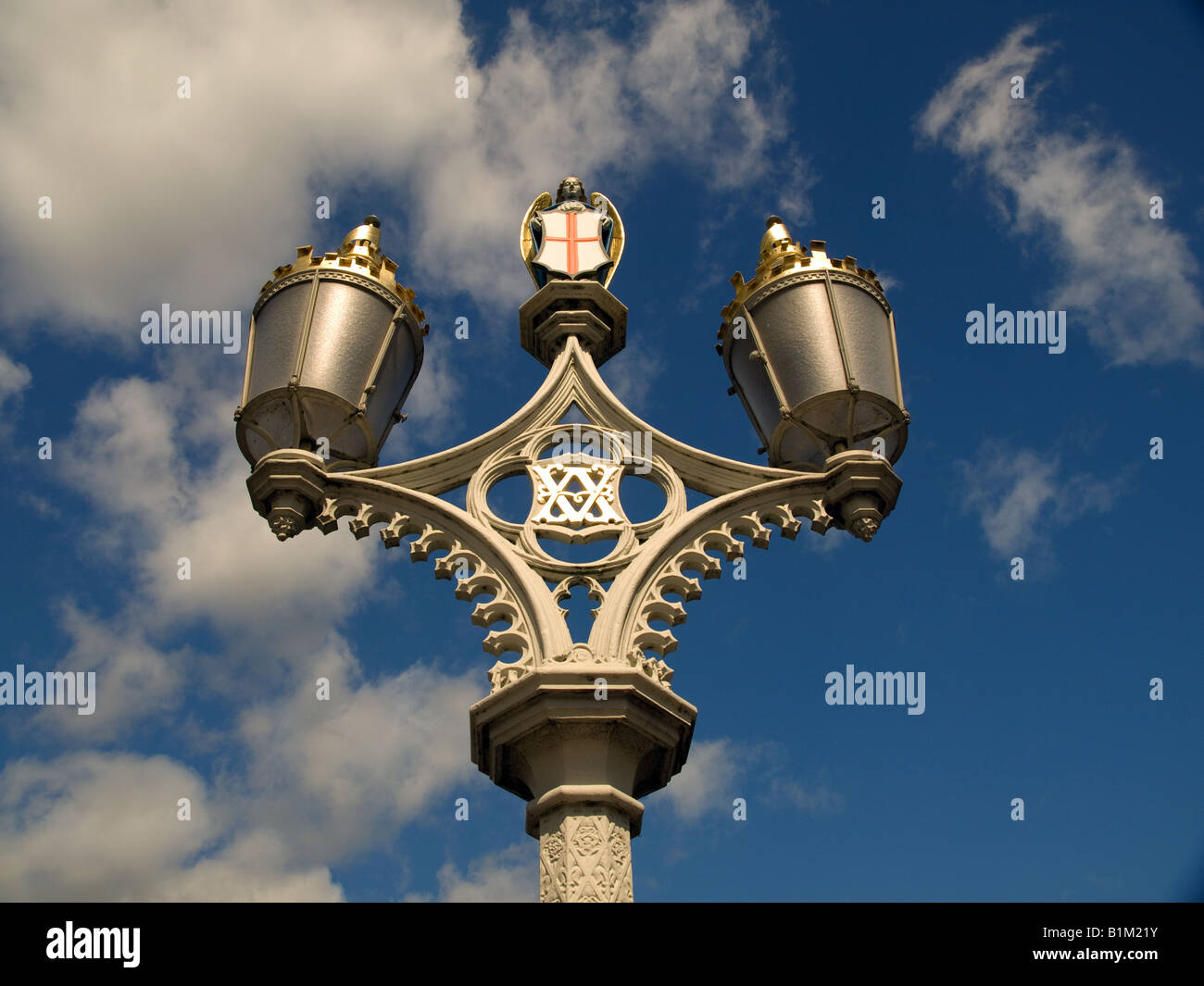 Lampost on Lendal Bridge, York Stock Photo - Alamy