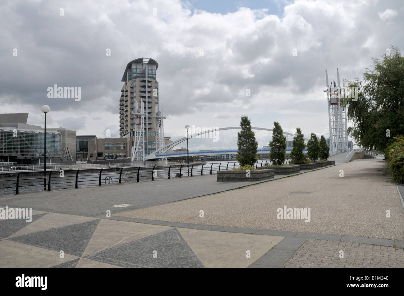 lowry bridge seen from pedestrian walk Stock Photo - Alamy
