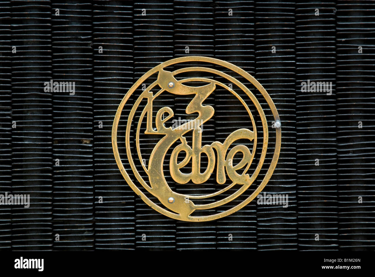 Vintage "Le Zebre" (The Zebra) automobile - classic car rally, France ...