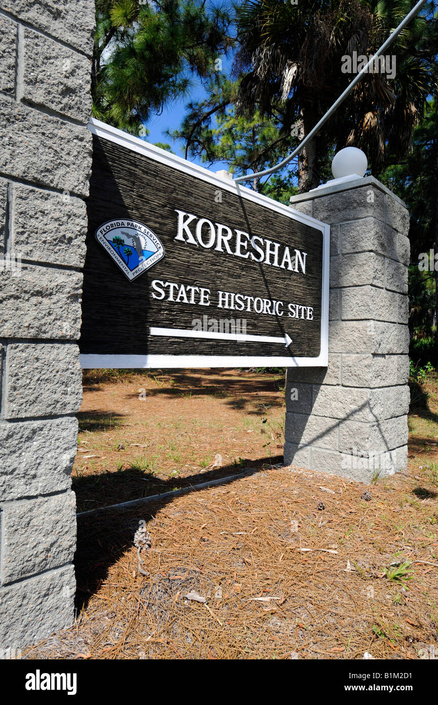Koreshan State Historic Park Estero Florida Stock Photo - Alamy