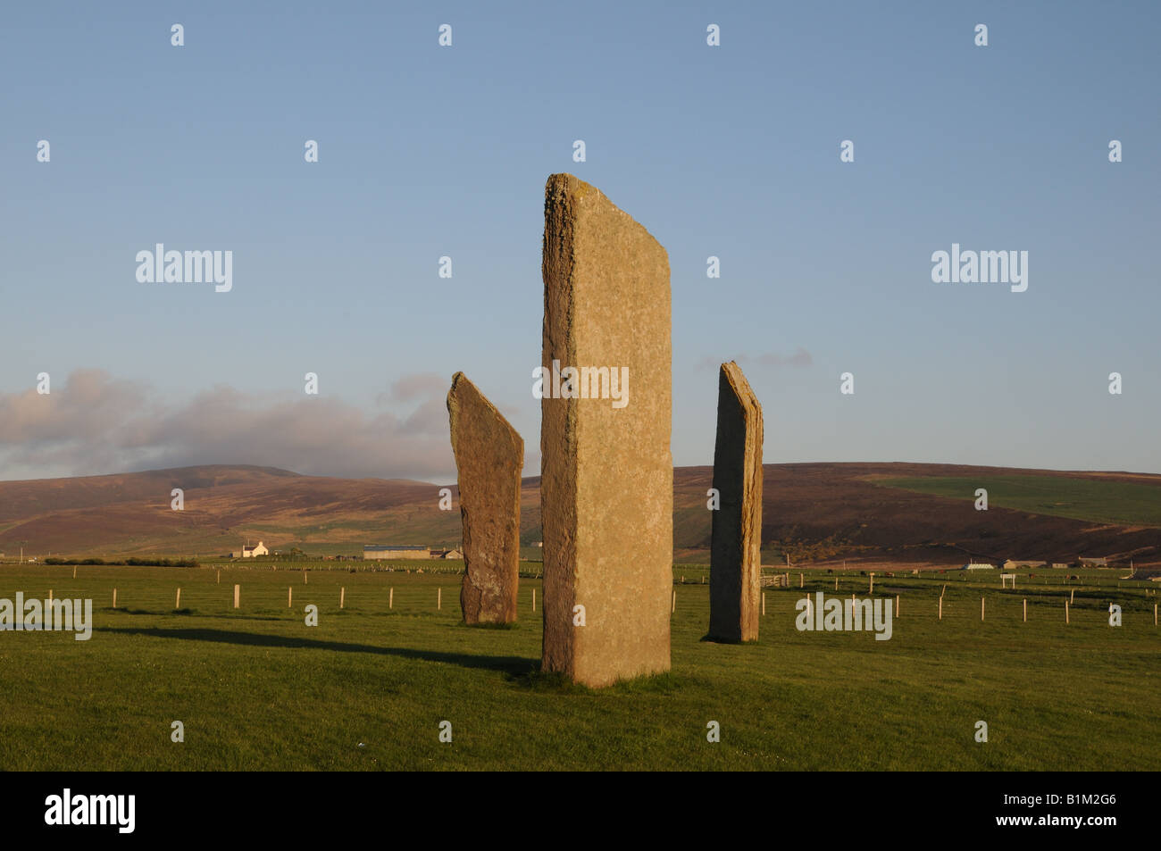 The Standing Stones of Stenness in Orkney Stock Photo - Alamy