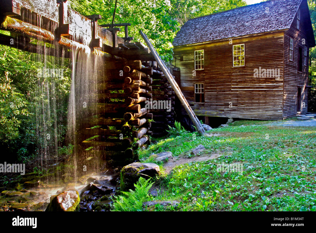 Mingus Mill in the Great Smoky Mountains National Park, North Carolina ...