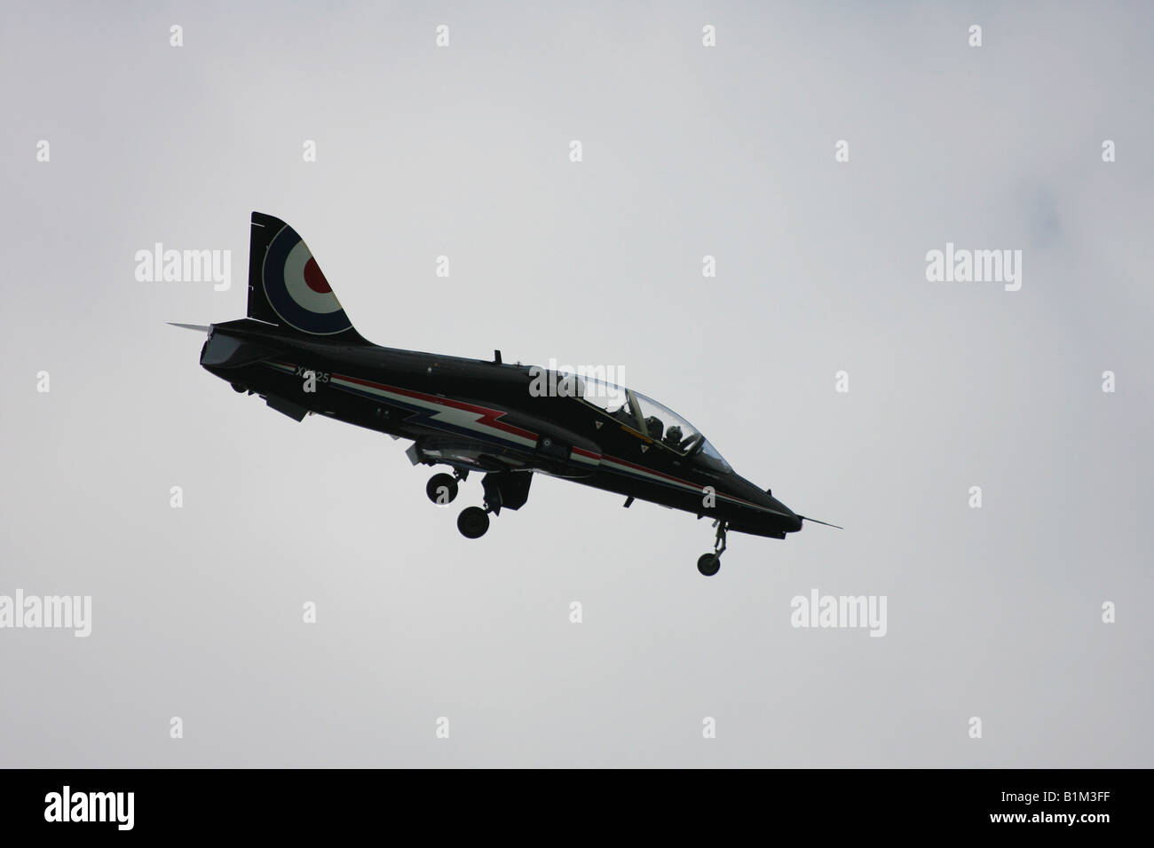 RAF Hawk landing Stock Photo - Alamy