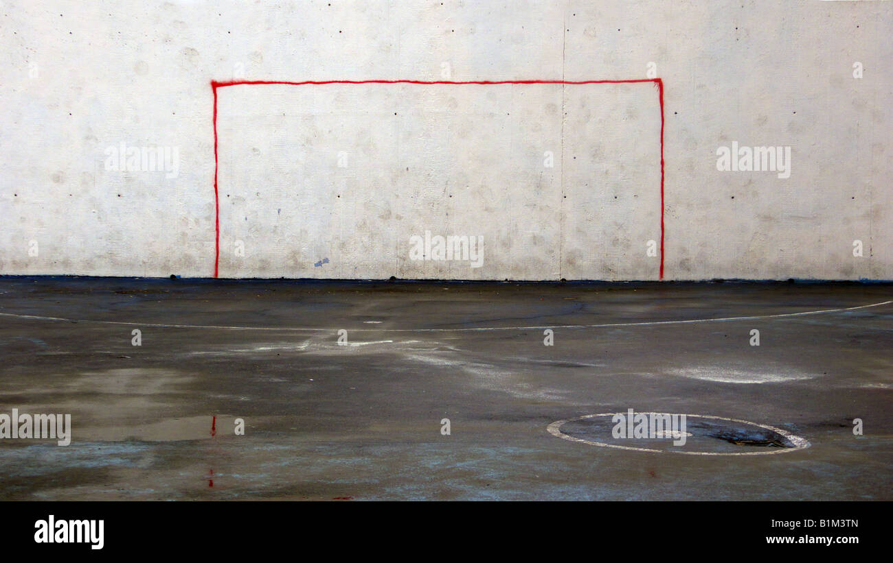 Goal painted on a white wall Stock Photo - Alamy