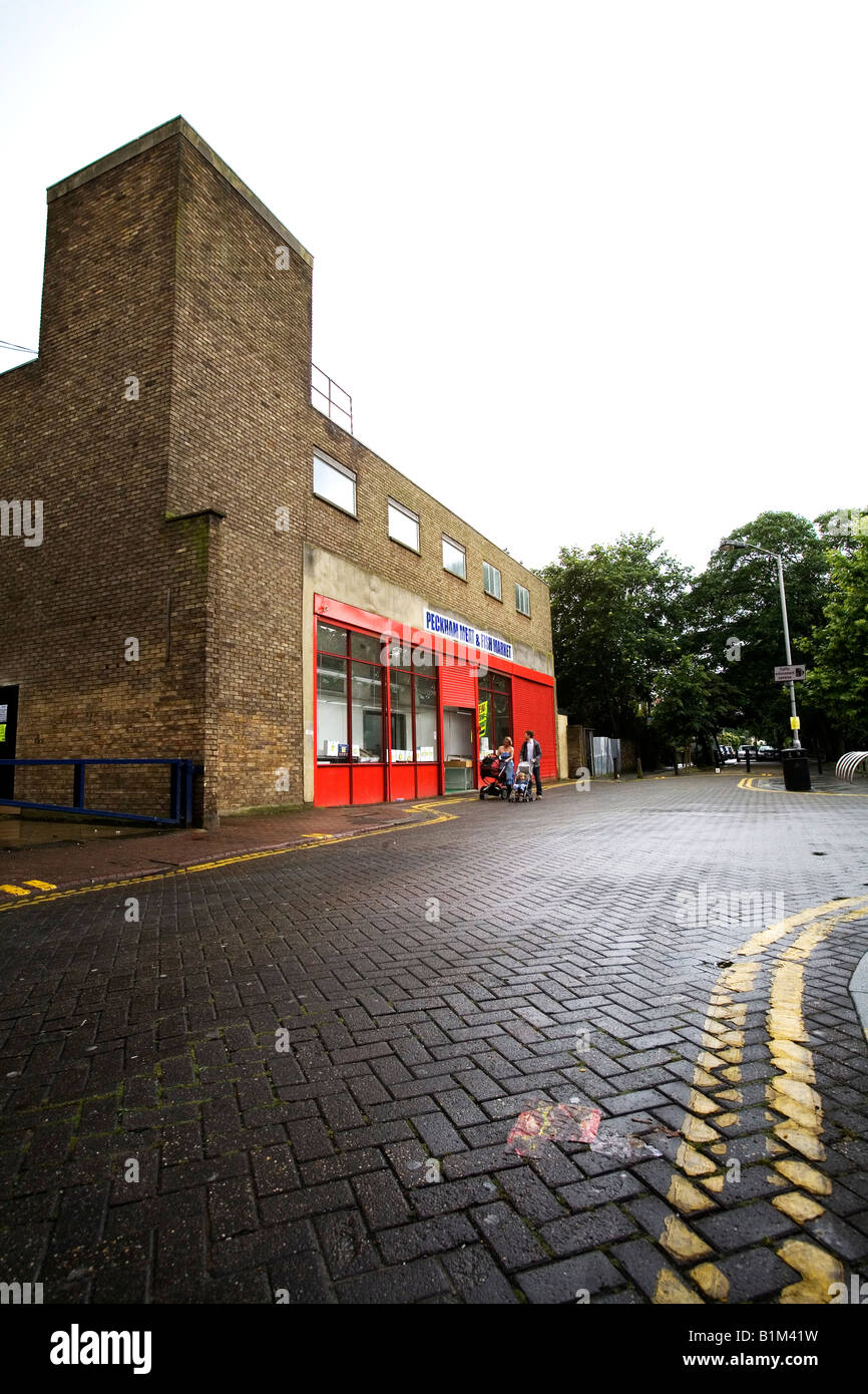 Peckham Meat and Fish Market on Holly Grove, Peckham, southeast London ...