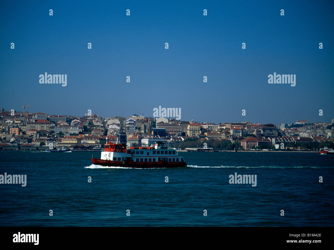 Lisbon Portugal Cacilhas Ferry Stock Photo - Alamy