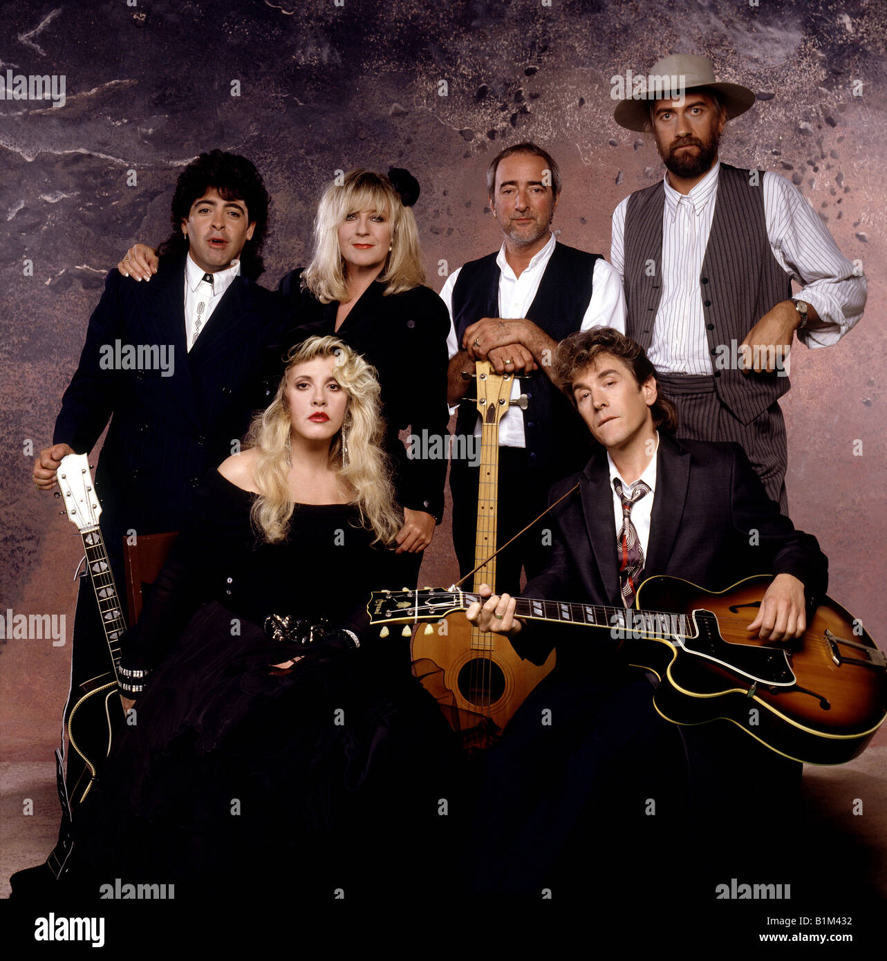 FLEETWOOD MAC UK rock group. Promotional photo about 1987 Stock Photo ...