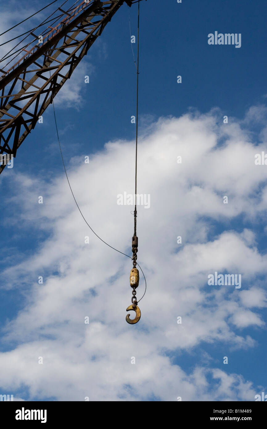 Winch wire rope crane hi-res stock photography and images - Alamy