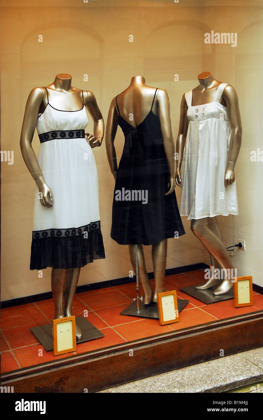 Luxury designer dresses display hi-res stock photography and images - Alamy