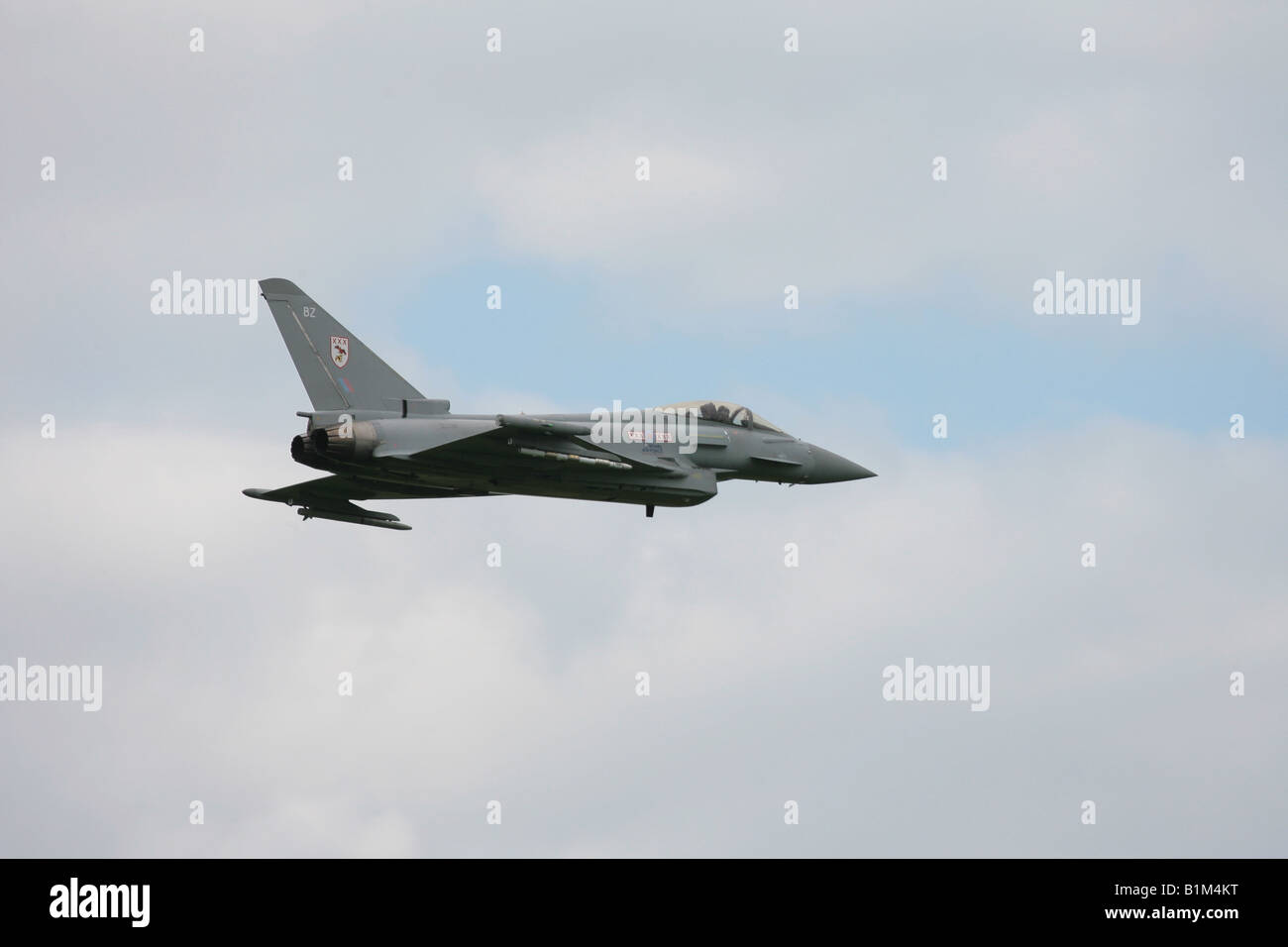 Typhoon flying at a Duxford airshow Stock Photo - Alamy