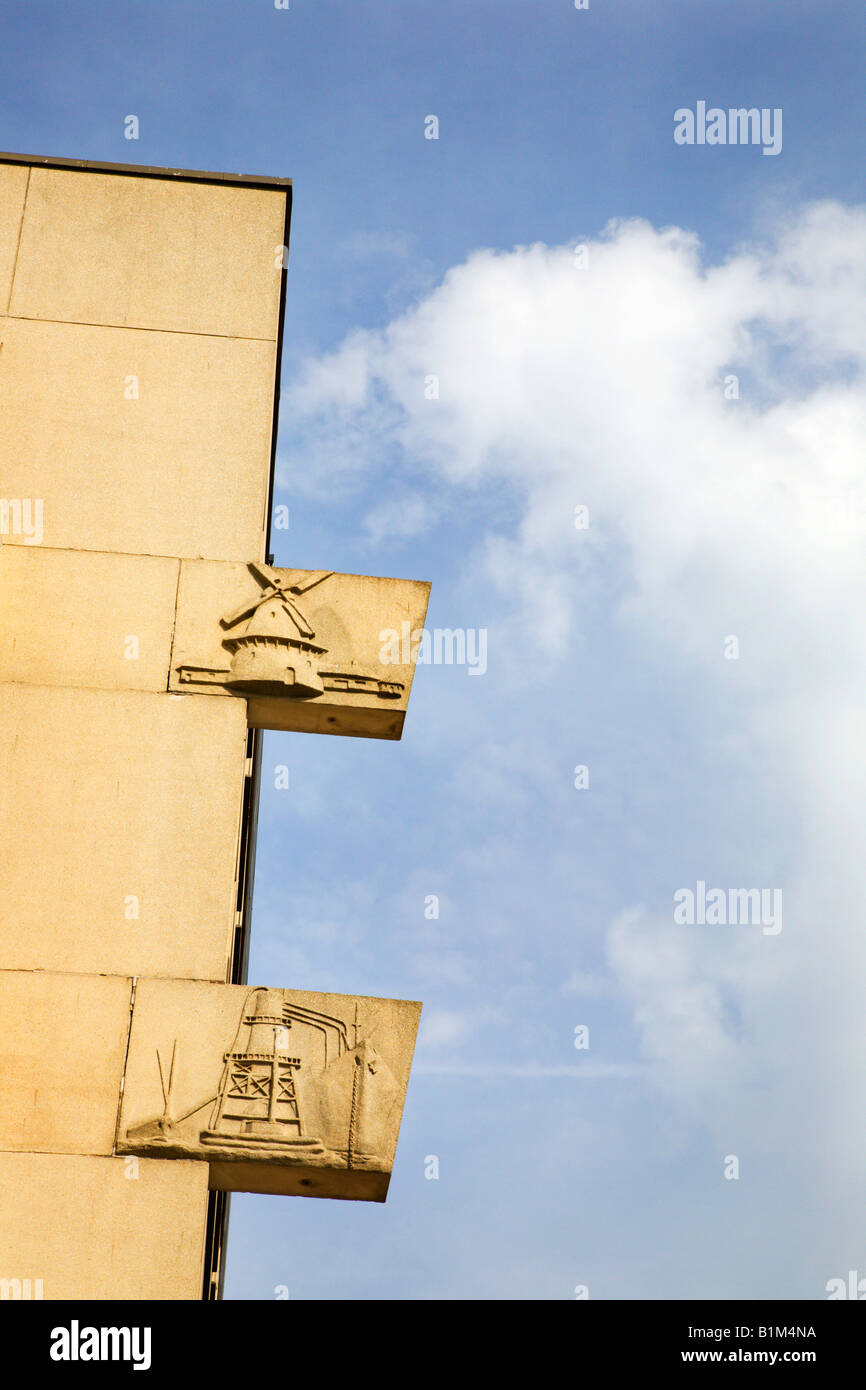 Traditional Dutch Symbols on a Modern Building Rotterdam The ...