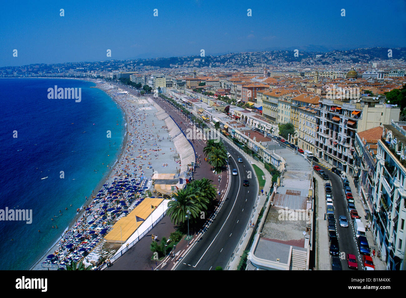 Nice France Waterfront Quai des Etats-Unis Promenade des Anglais Stock ...