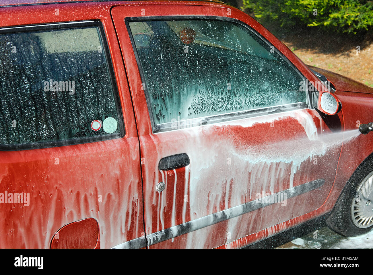 Soap on car hi-res stock photography and images - Alamy