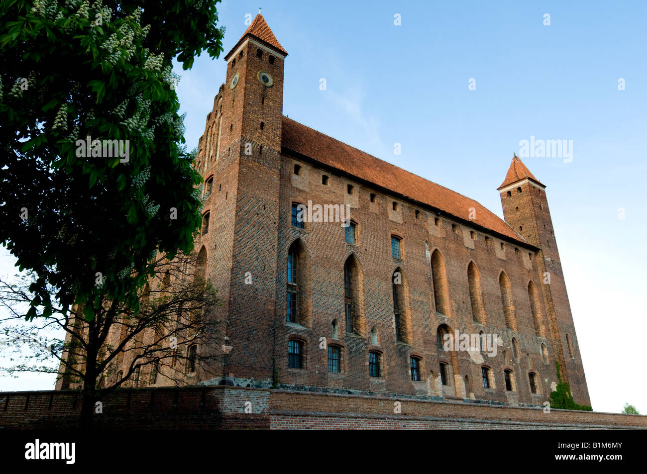 Teutonic castle (14th century) in Gniew, Poland Stock Photo - Alamy