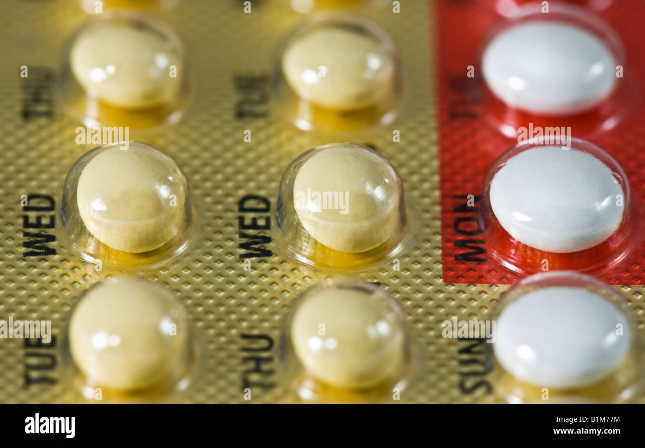 Contraceptive pill packet hi-res stock photography and images - Alamy