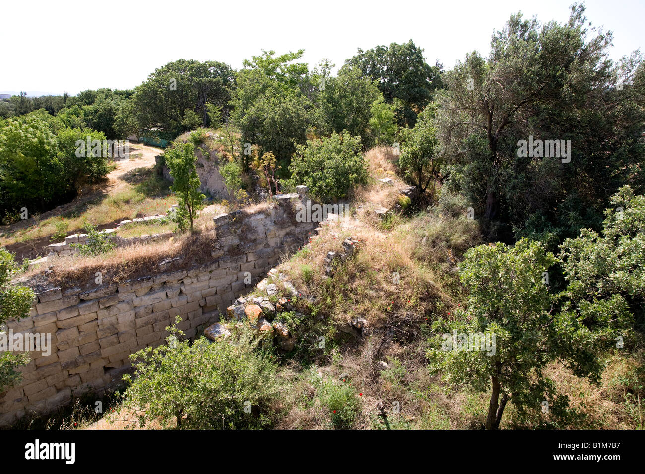 Walls of troy hi-res stock photography and images - Alamy