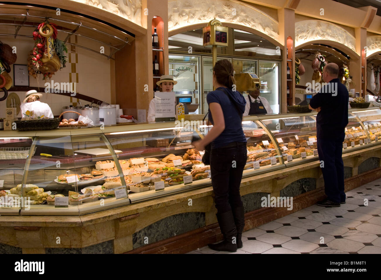 Harrods Food Hall - Knightsbridge - London Stock Photo - Alamy