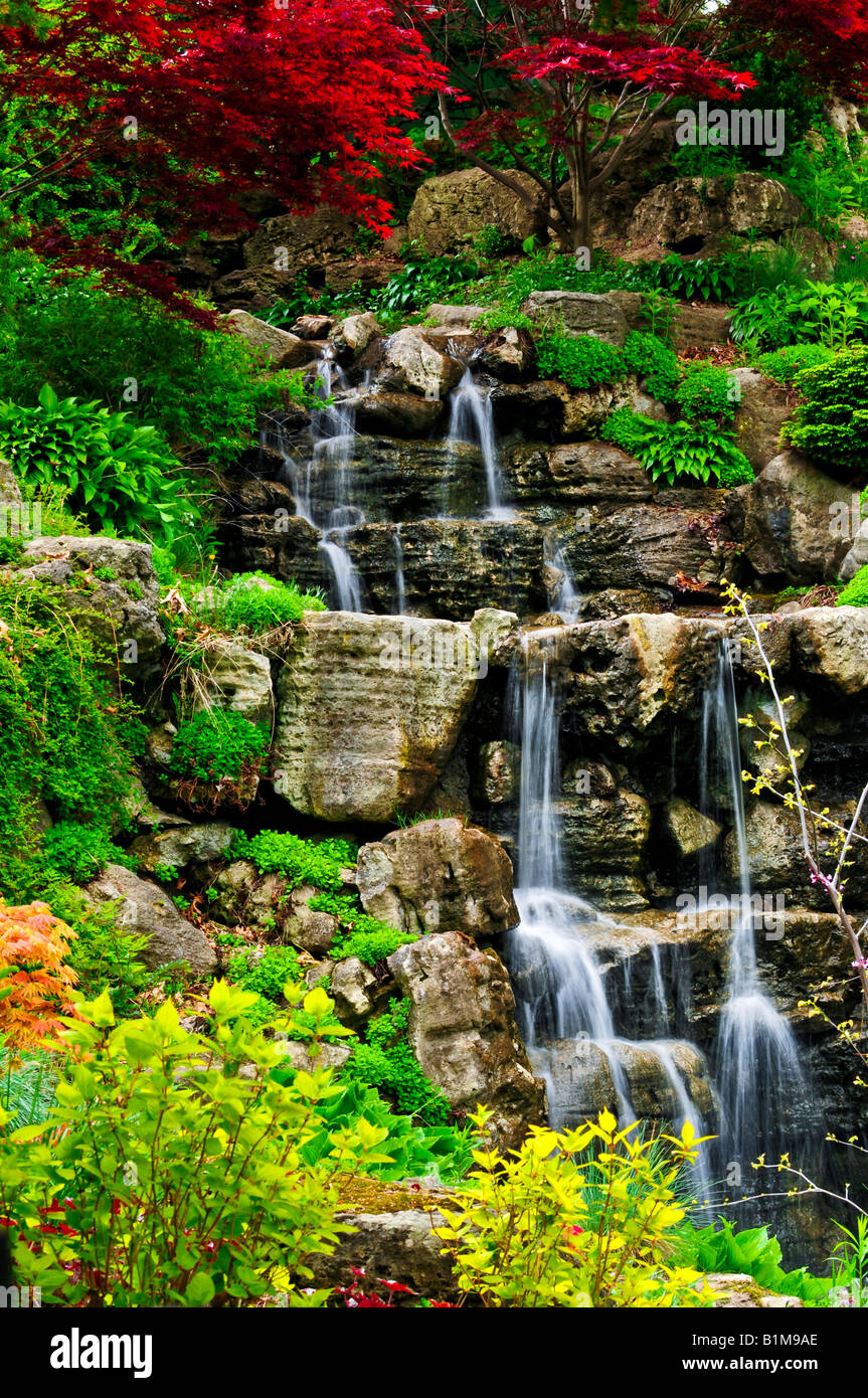 Cascading waterfall in japanese hi-res stock photography and images - Alamy