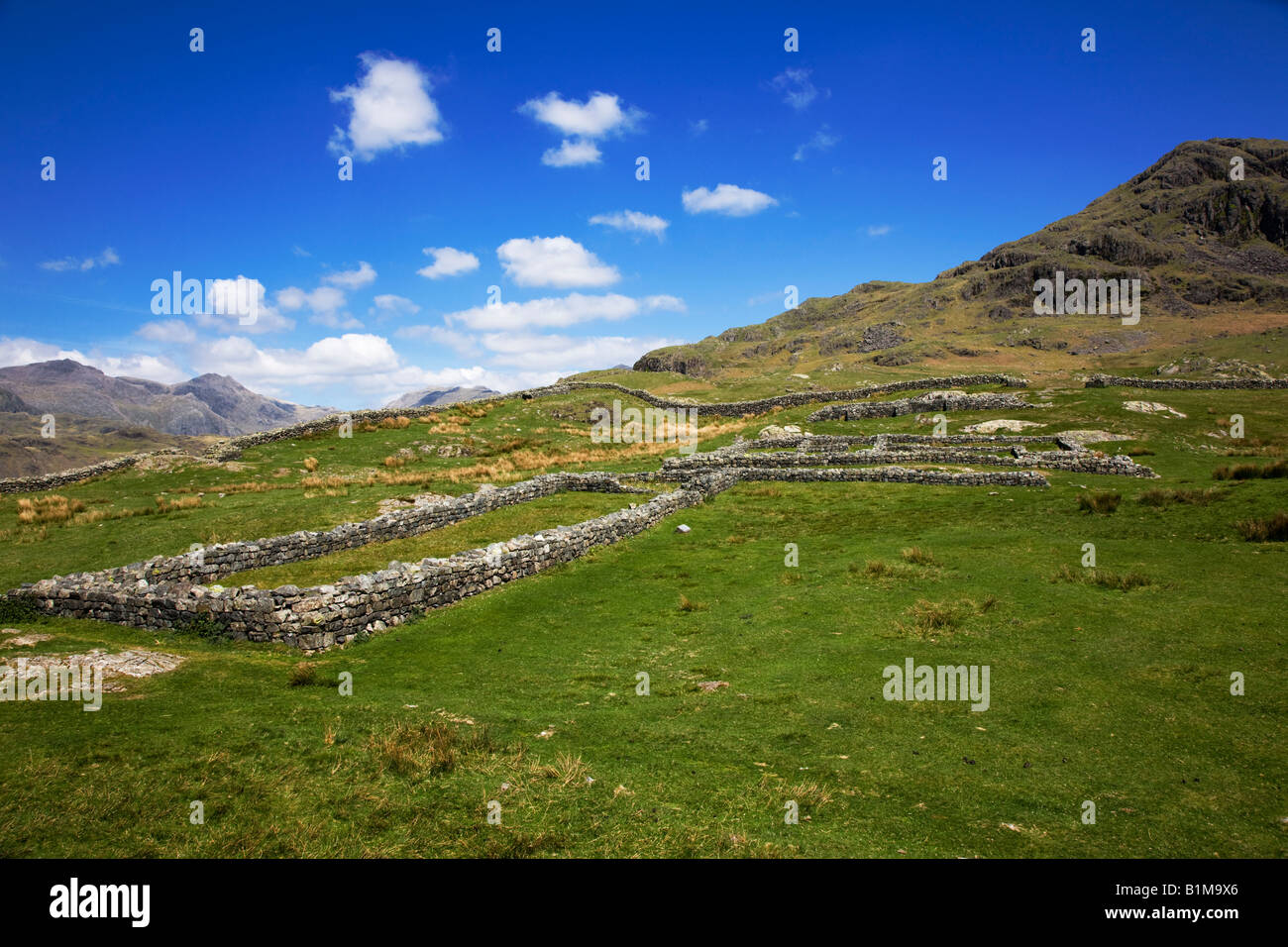 Hardknott Castle Or Mediobogdvm Ancient Roman Fort Ruins Near Hardknott ...