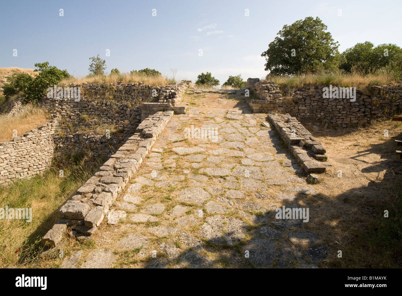 The paved ramp at Troy on the Aegean Coast of Turkey Stock Photo - Alamy