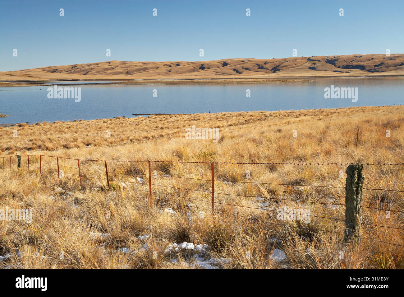 Logan Burn Reservoir Great Moss Swamp and Lammermoor Range Old Dunstan ...