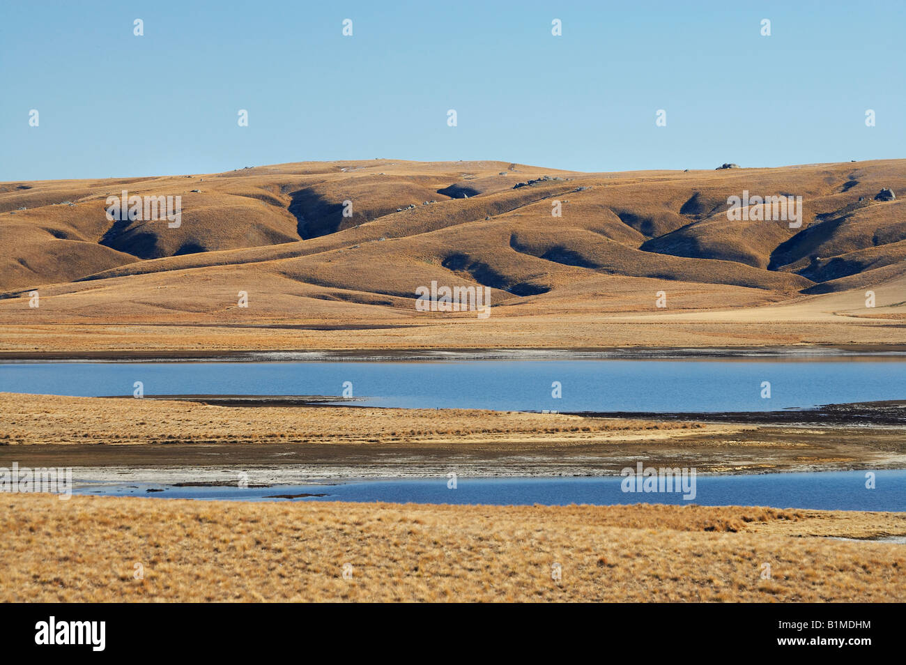 Logan Burn Reservoir Great Moss Swamp and Lammermoor Range Old Dunstan ...