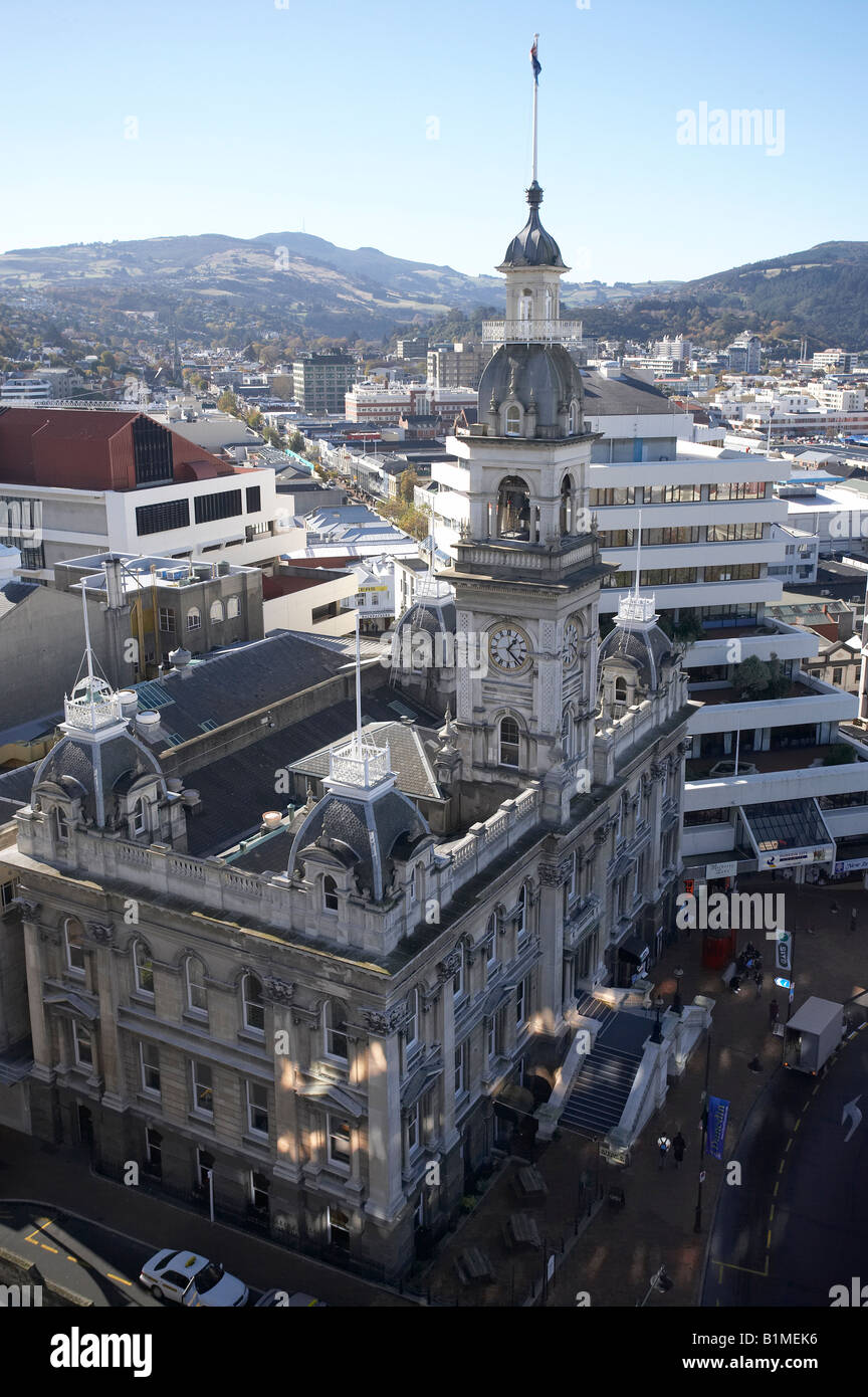 Clock Tower Municipal Chambers The Octagon Dunedin Otago South Island ...