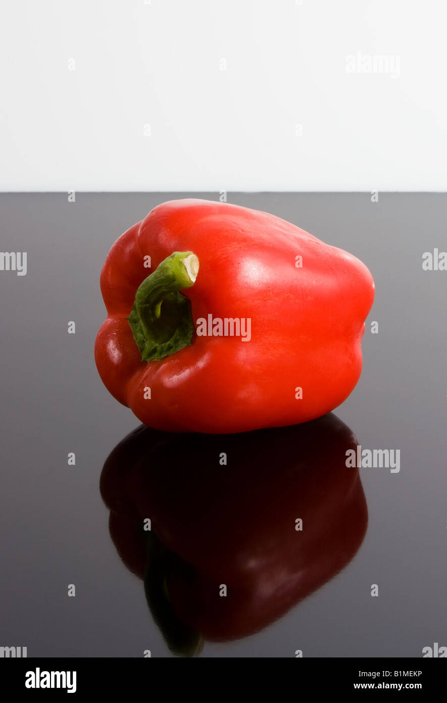 Red Bell Pepper Stock Photo - Alamy