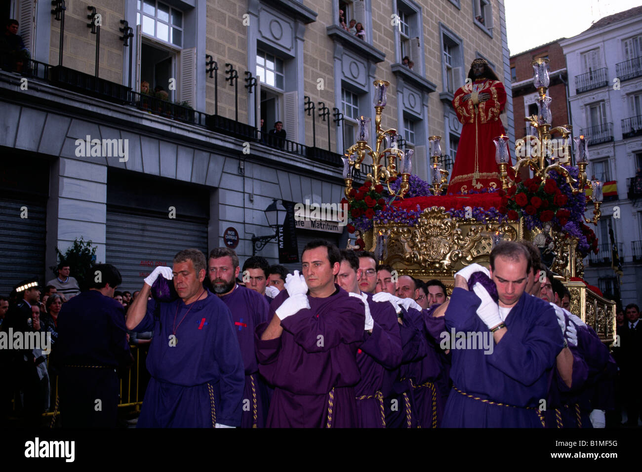 Spain, Madrid, Easter, Holy Week, Semana Santa, Maundy Thursday Stock ...