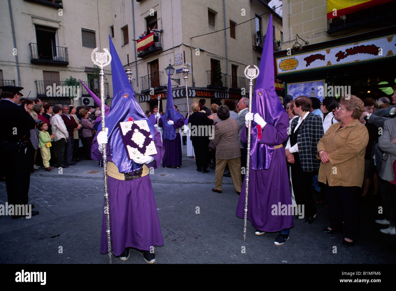 Spain, Madrid, Easter, Holy Week, Semana Santa, Maundy Thursday Stock ...