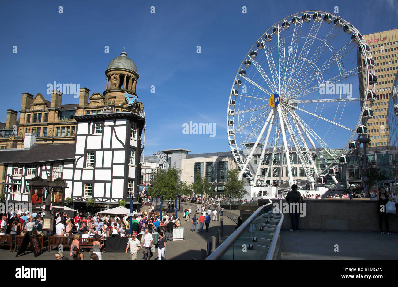 Manchester Wheel Tourist Attraction In High Resolution Stock ...