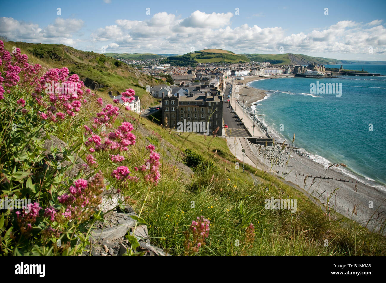 Aberystwyth a small seaside resort and University town , from ...
