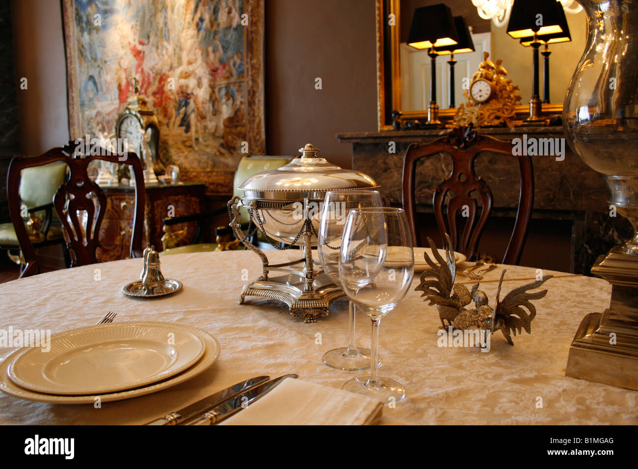 Vintage silverware on old Cut Out Stock Images & Pictures - Alamy