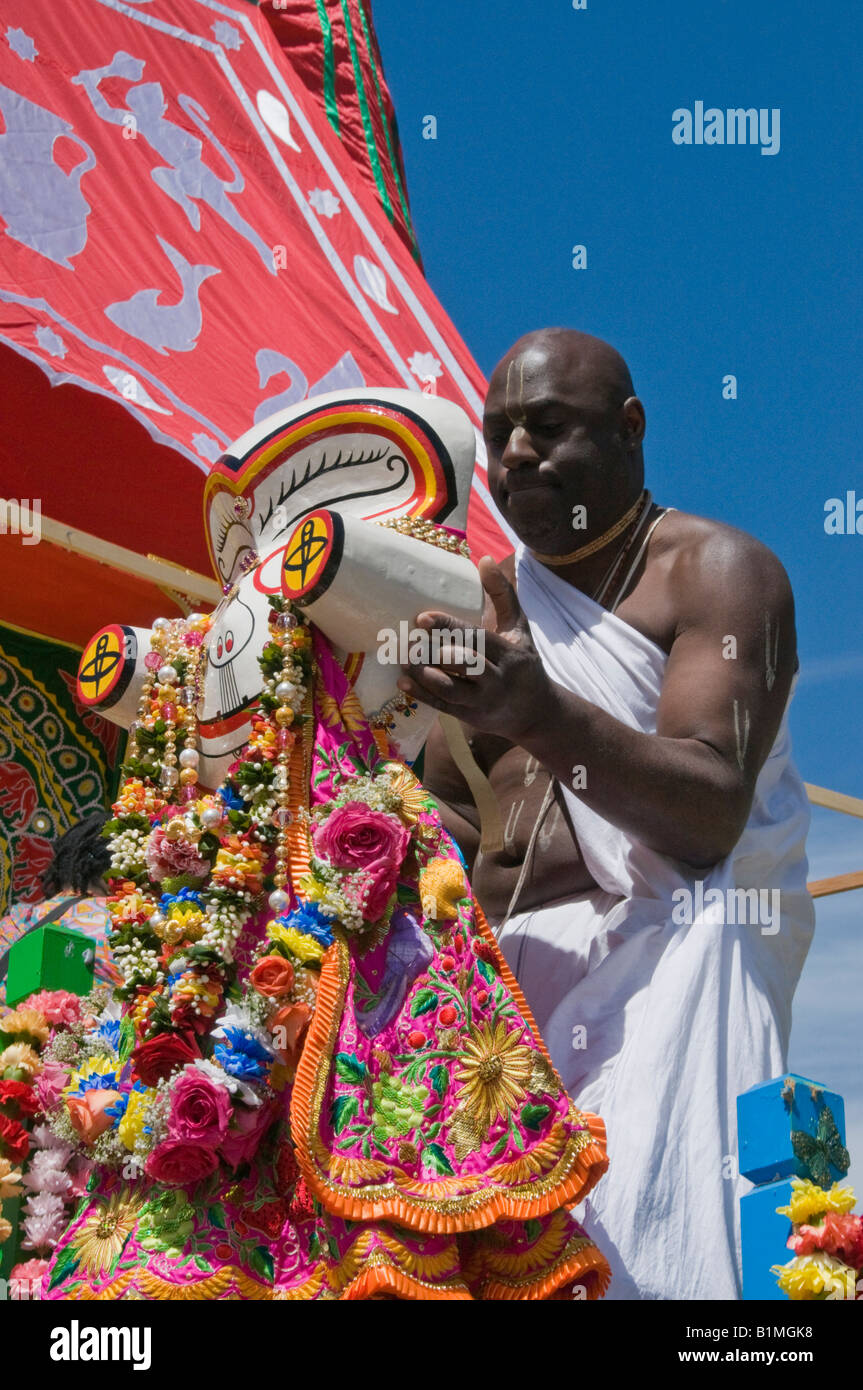 Balabhadra handed up onto chariot hi-res stock photography and images ...