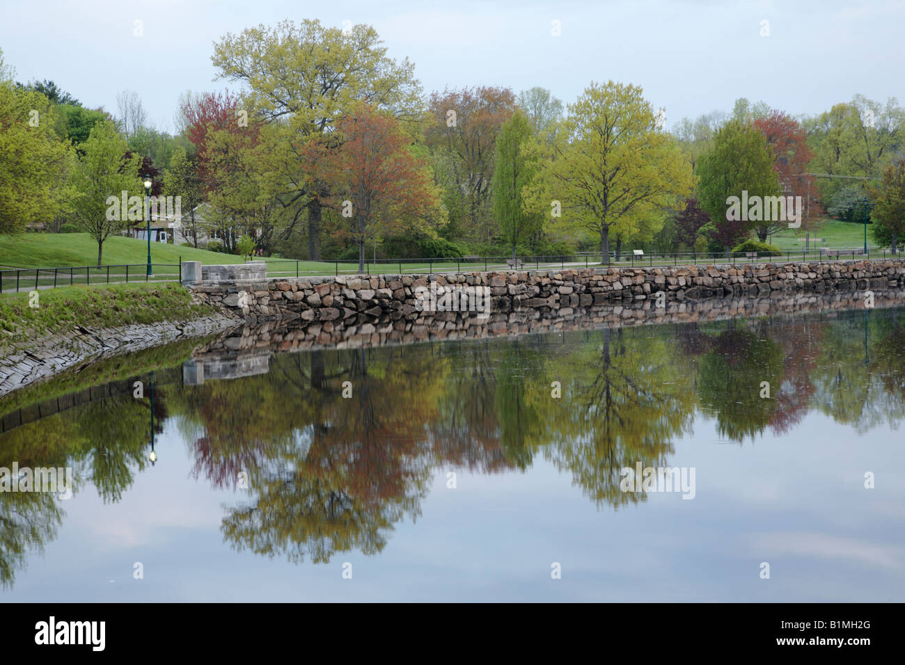 Squamscott River in downtown Exeter New Hampshire USA Stock Photo - Alamy