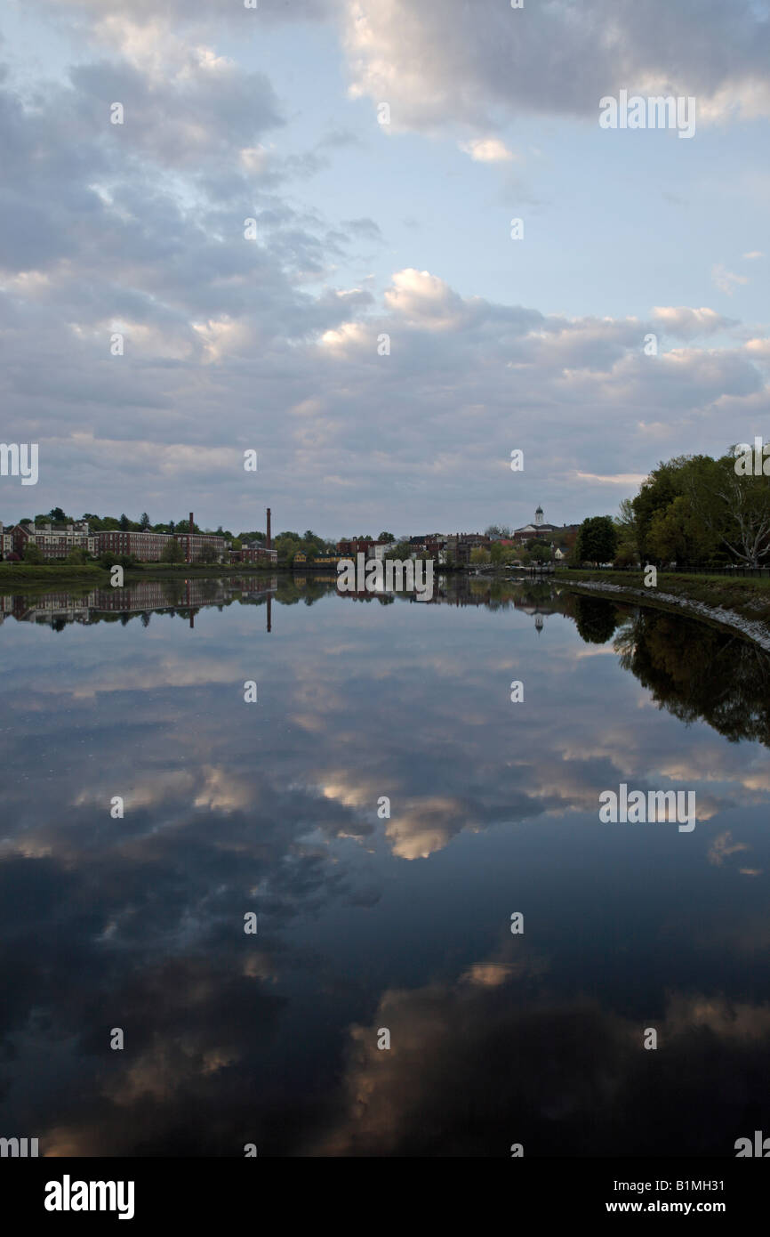 Squamscott River in downtown Exeter New Hampshire USA Stock Photo - Alamy