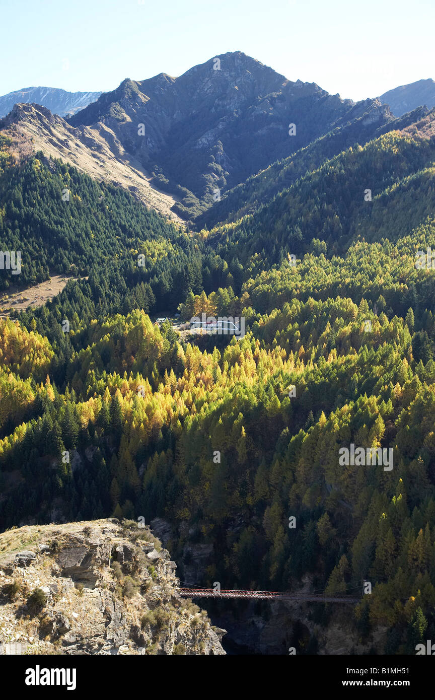 Historic Skippers Bridge and Settlement Skippers Canyon near Queenstown ...