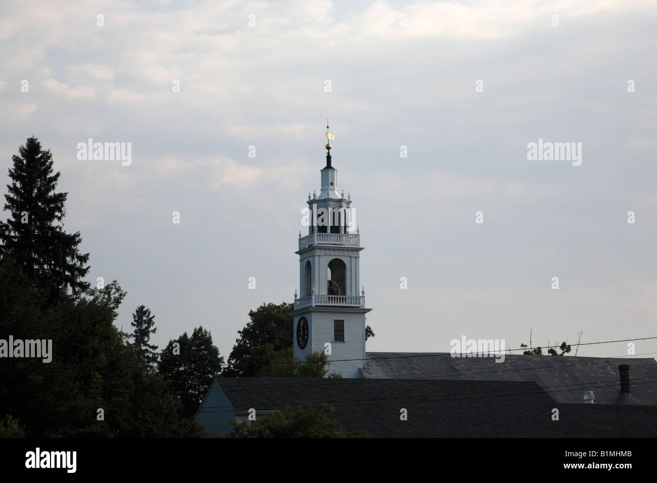 Church Steeple located in the historical district of East Derry New ...