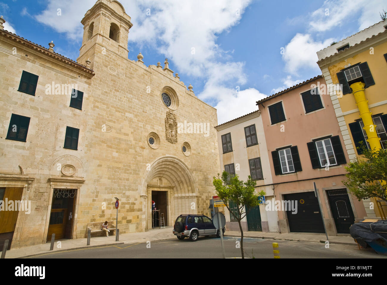 Mao / Mahon Capital of Menorca Minorca Stock Photo - Alamy