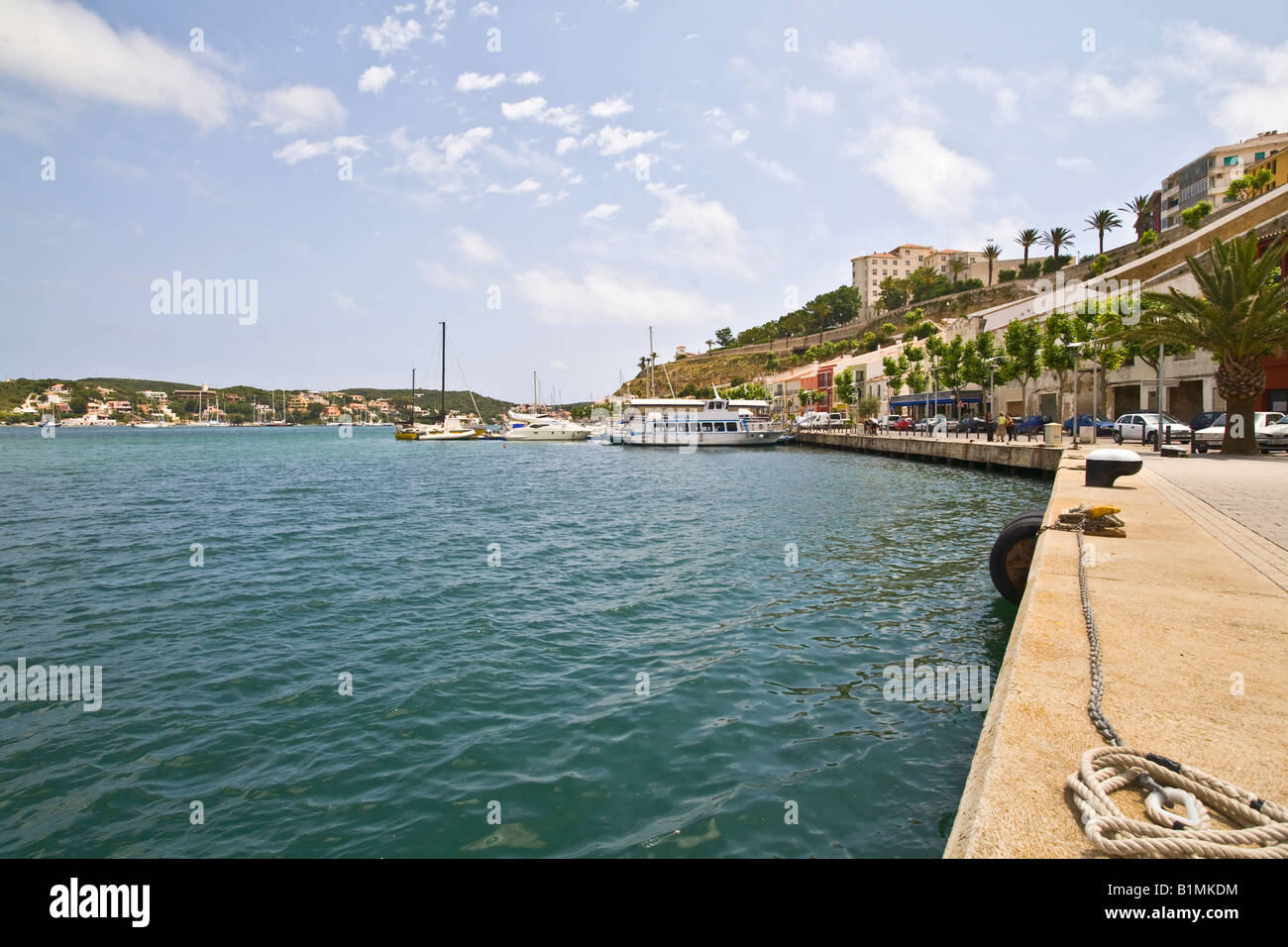 Mao / Mahon Capital of Menorca Minorca Stock Photo - Alamy