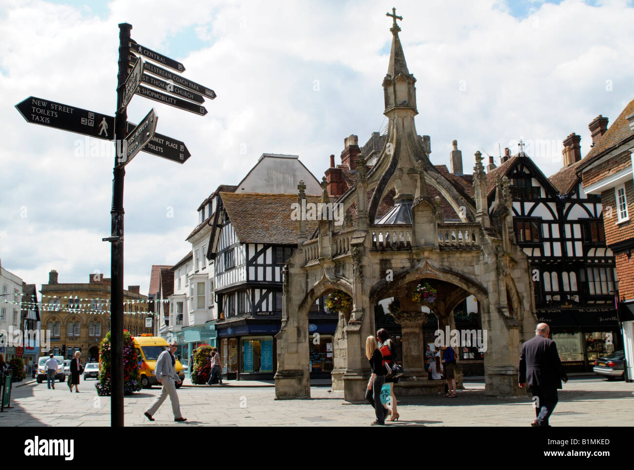 Salisbury Wiltshire England market cross which dates from 15th Century ...